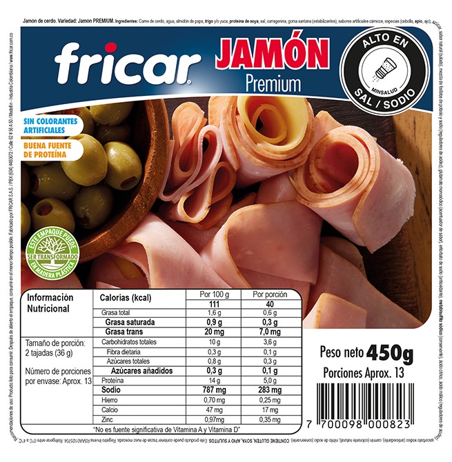 Jamón Premium - Fricar