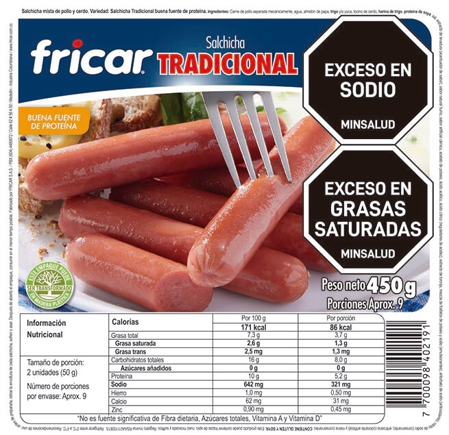 Salchicha Tradicional - Fricar